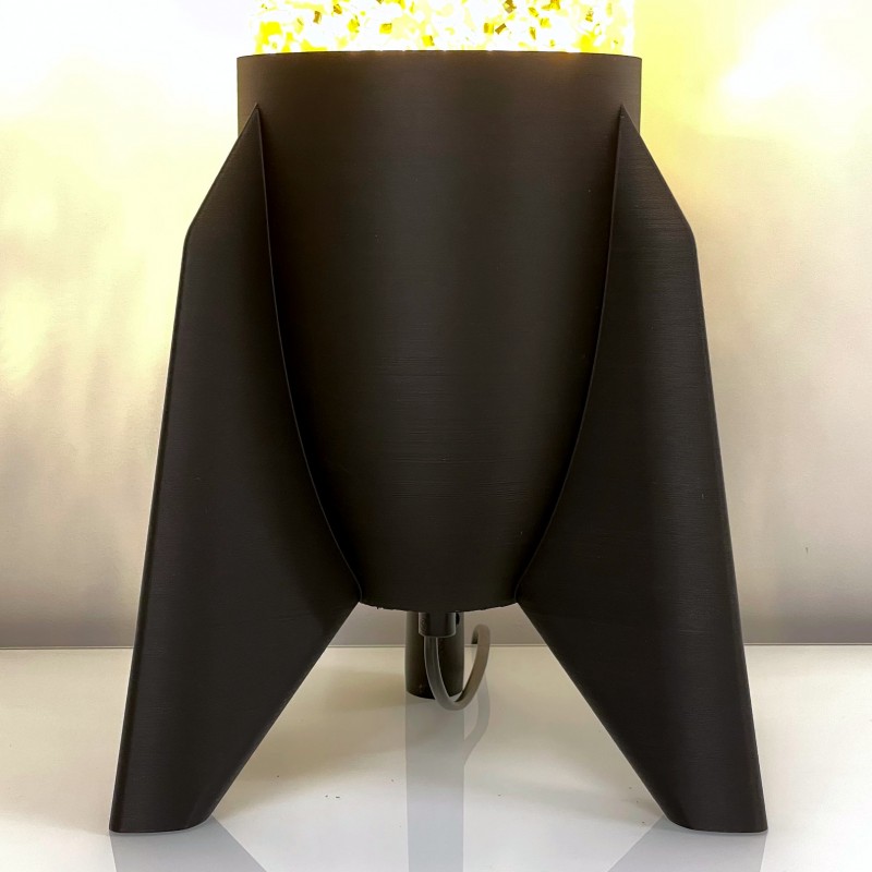 GOOLAMP Missile 3D-Print Glitter-Lamp