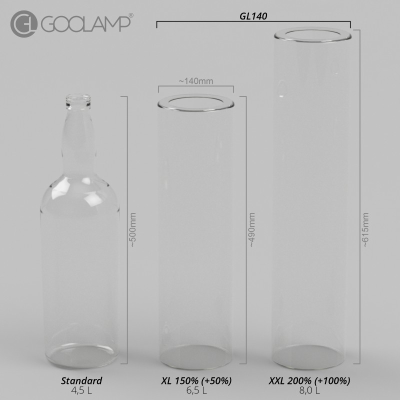 XXL Glitter Bottle GL140 140mm